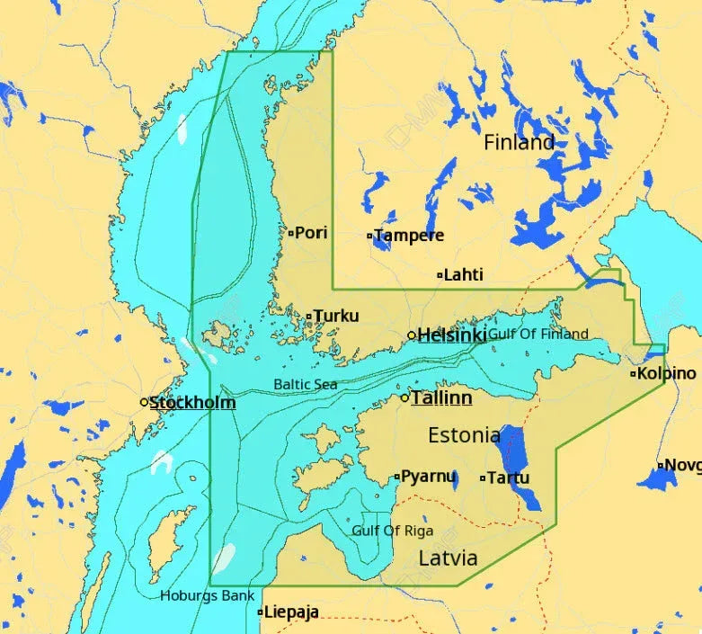 C-MAP Discover Finska viken och Åland sjökort M-EN-Y212-MS